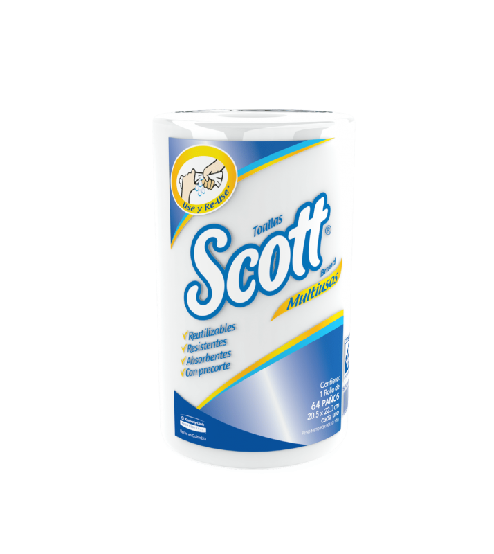 Toalla Scott Multiusos Blanca X 64 Ref 30242858 Kimberly Clark professional