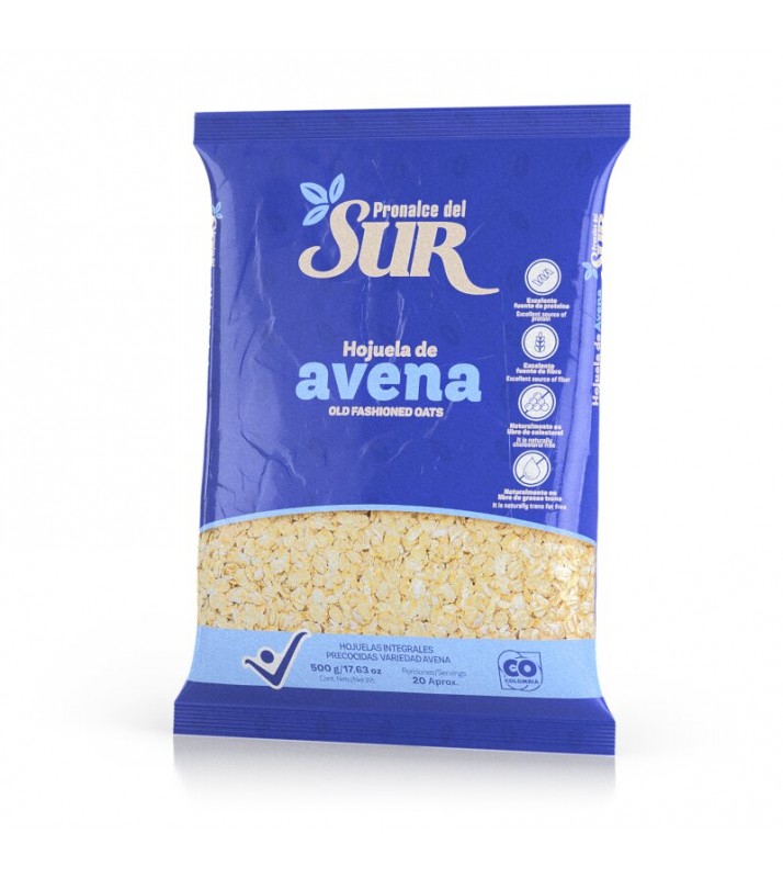 Avena En Hojuelas Del Sur X 500 Gr Pronalce