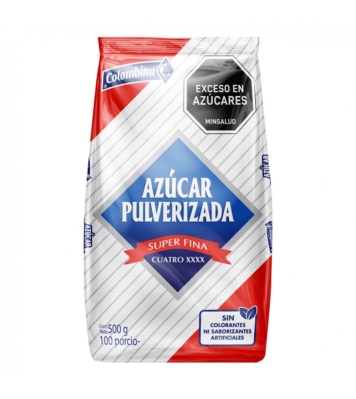Azúcar Colombina Pulverizada X 500 grs