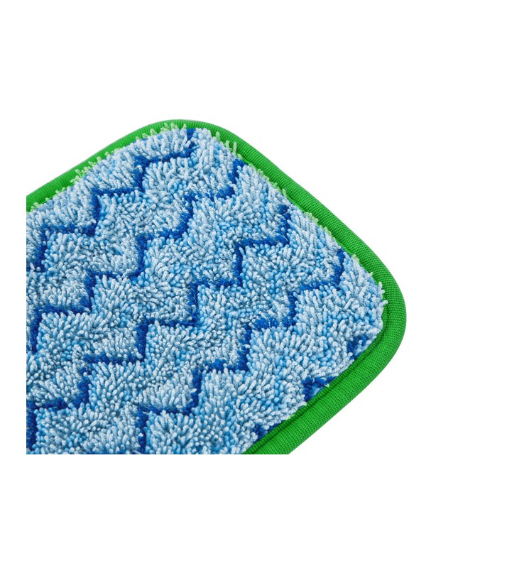 Mopa Plana Microfibra Azul/Verde 47 Cm Trapero Húmedo Rubbermaid Ref ...