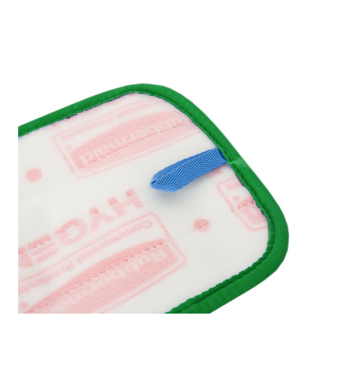 Mopa Plana Microfibra Azul/Verde 47 Cm Trapero Húmedo Rubbermaid Ref ...